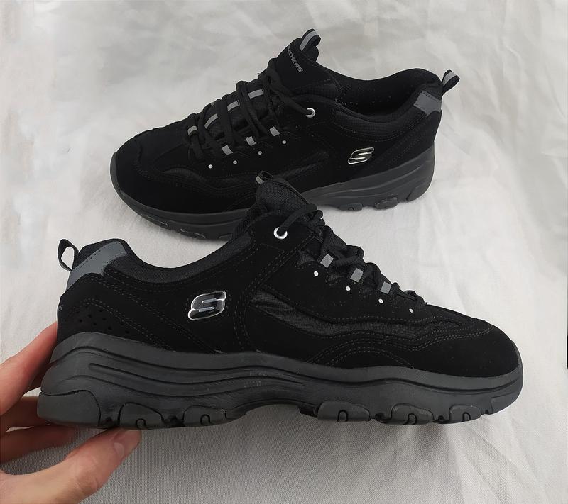 Круті масивні кросівки кеди skechers memory foam d lite disruptor ...