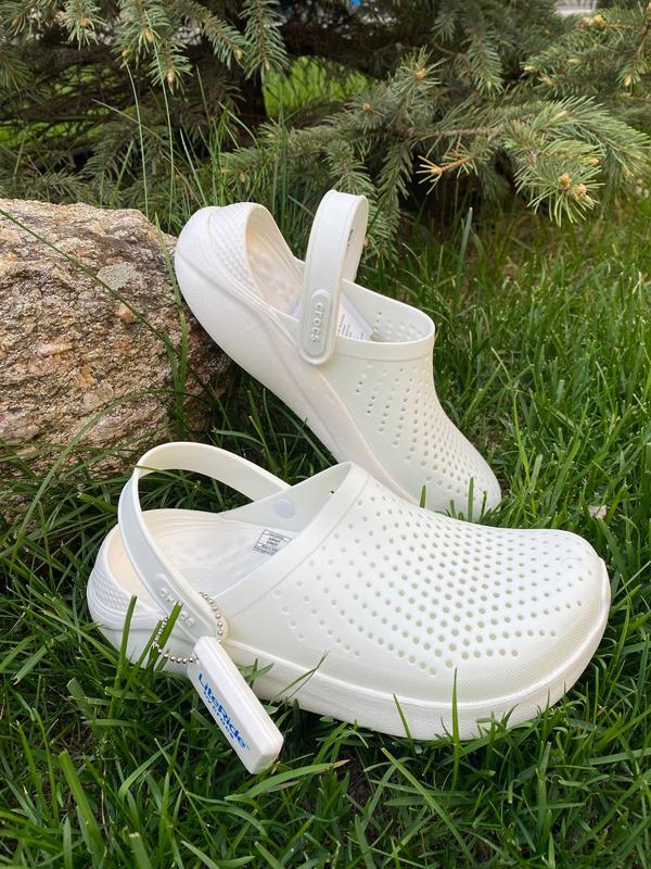 Crocs literide clog white кроксы женские сабо белые — цена 1750 грн в ...