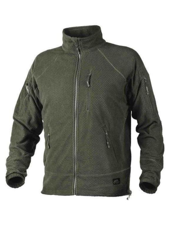 Флісова кофта helikon-tex alpha tactical grid fleece olive green (bl ...