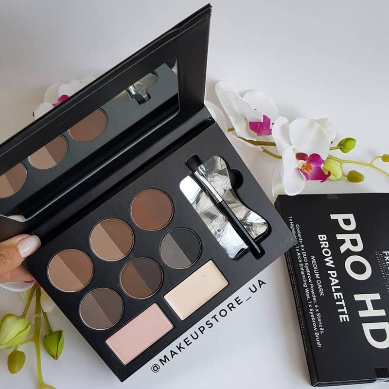 Тени для бровей pro hd brow palette от freedom makeup — цена 470 грн в ...
