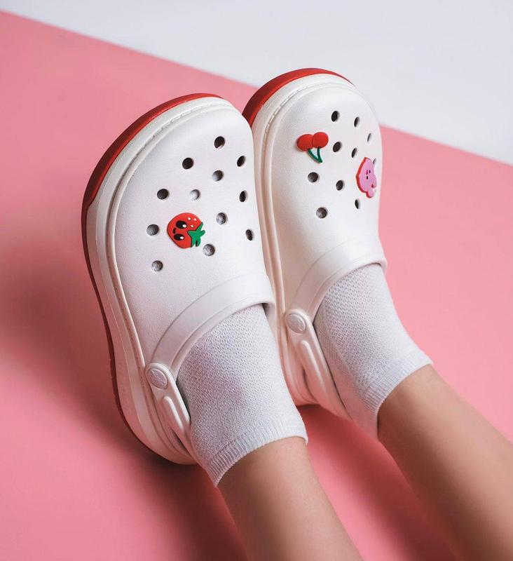 Кроксы белые сабо crocs full force white — цена 2150 грн в каталоге ...