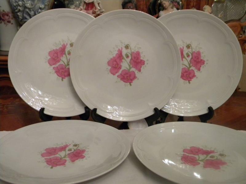 Тарелки 23 5 см набор 5 шт фарфор Kahla германия №т40 — цена 500 грн в каталоге Тарелки Купить