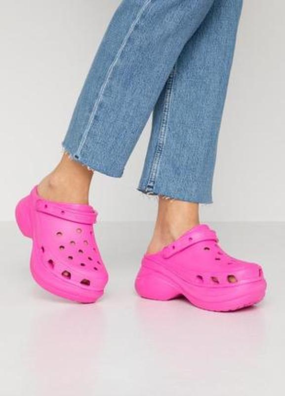 Крокс сабо розовые crocs classic bae clog electric pink — цена 1950 грн ...