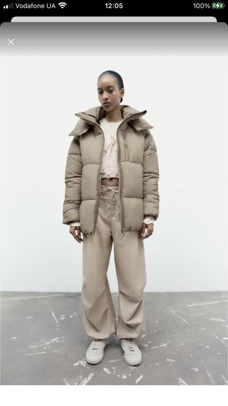 Пуффер zara куртка zara пуховик zara — цена 2000 грн в каталоге ...