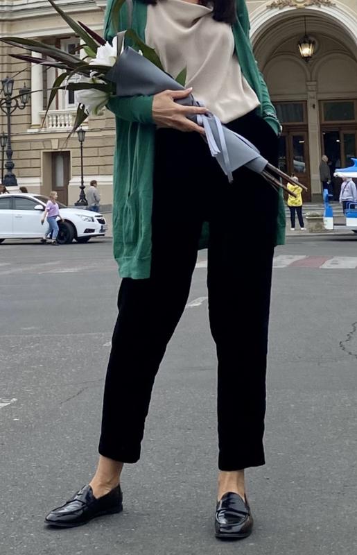 Розкішні оксамитові шовкові брюки — ціна 1500 грн у каталозі Брюки Купити жіночі речі за