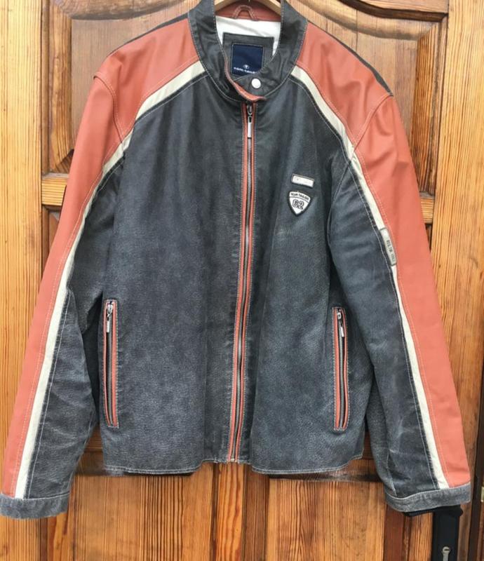 Шкіряна куртка — цена 1050 грн в каталоге Куртки Купить мужские вещи по доступной цене на Шафе