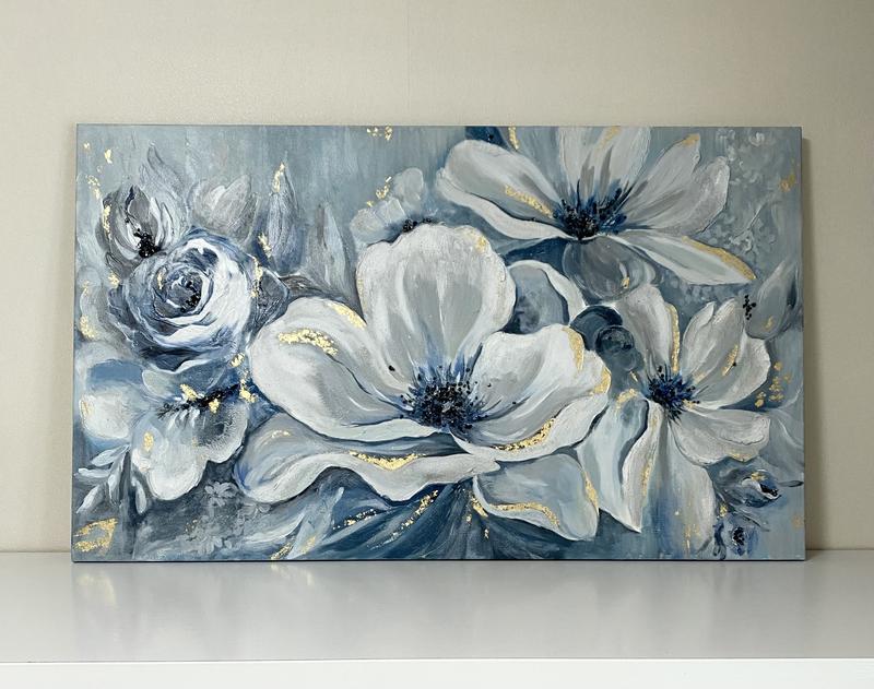 Картина квіти абстракція — ціна 6300 грн у каталозі Картини Купити товари для дому та побуту за