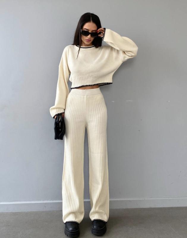 Якісний кашеміровий костюм туреччина 😍🥰 — цена 1799 грн в каталоге Брючные костюмы Купить