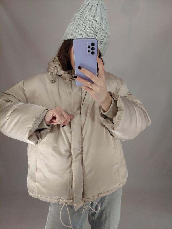 Куртка оверсайз — цена 495 грн в каталоге Куртки Купить женские вещи по доступной цене на Шафе