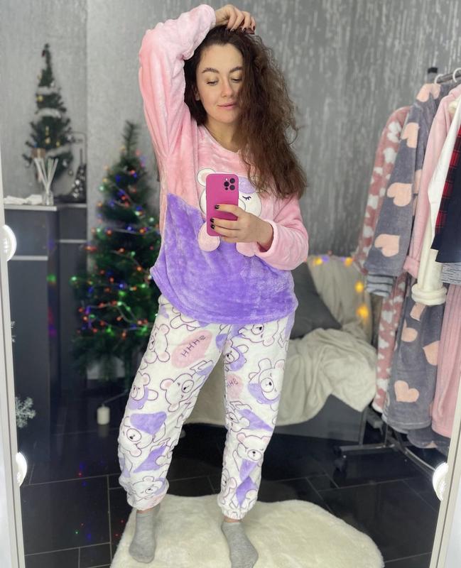 Тепла жіноча піжама — ціна 1050 грн у каталозі Піжами Купити жіночі