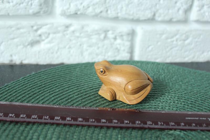 Деревянная лягушка — цена 150 грн в каталоге Статуэтки Купить товары для дома и быта по