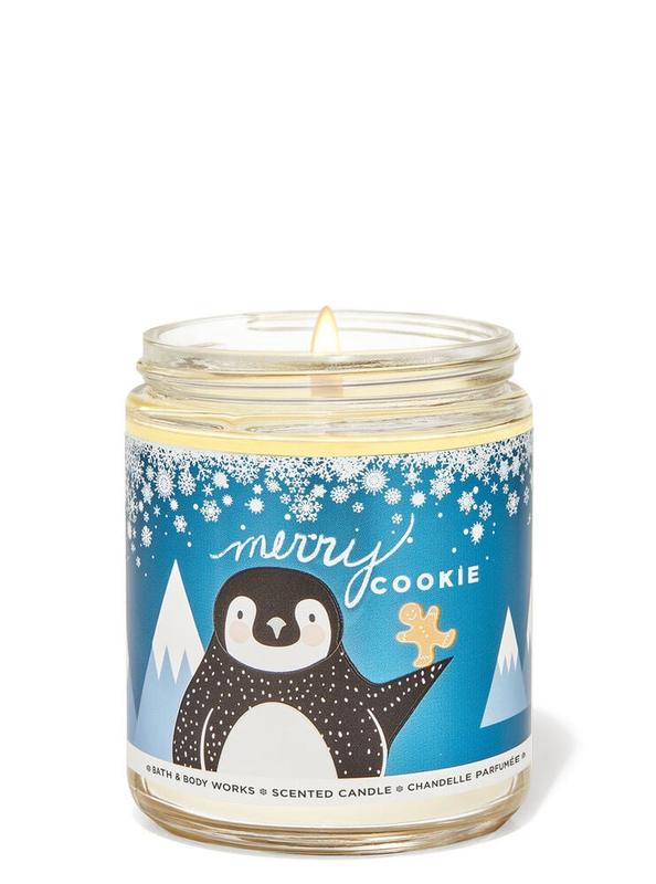 Новогодняя свечка 🎄 merry cookies 🍪 bath and body works — цена 620 грн ...