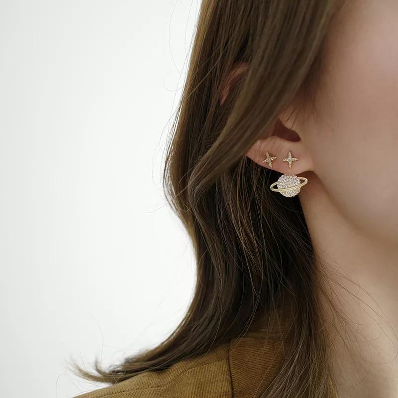 Серьги космос, планета, вселенная, звезда — цена 150 грн в каталоге ...