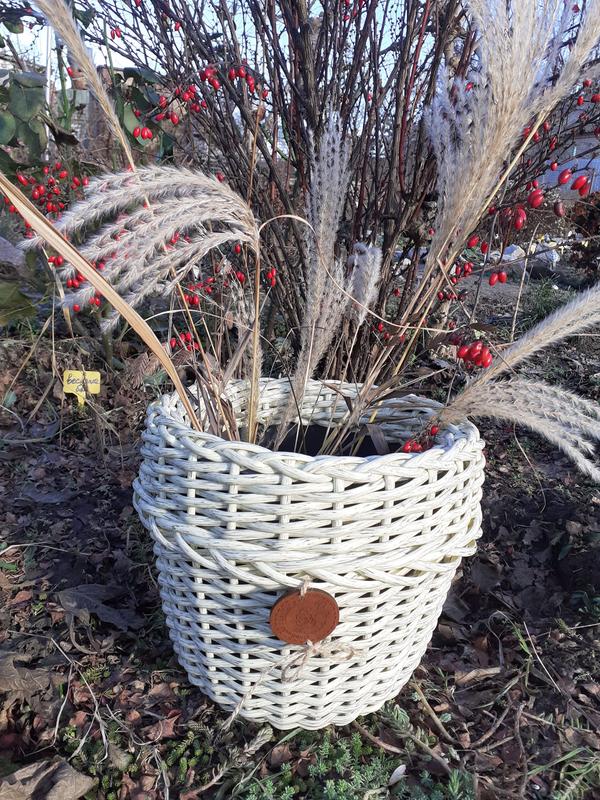 Кашпо з ротанга на 5 літрів — ціна 320 грн у каталозі Кашпо Купити