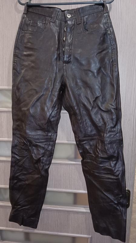 Шкіряні джинси — ціна 800 грн у каталозі Брюки Купити жіночі речі за доступною ціною на Шафі