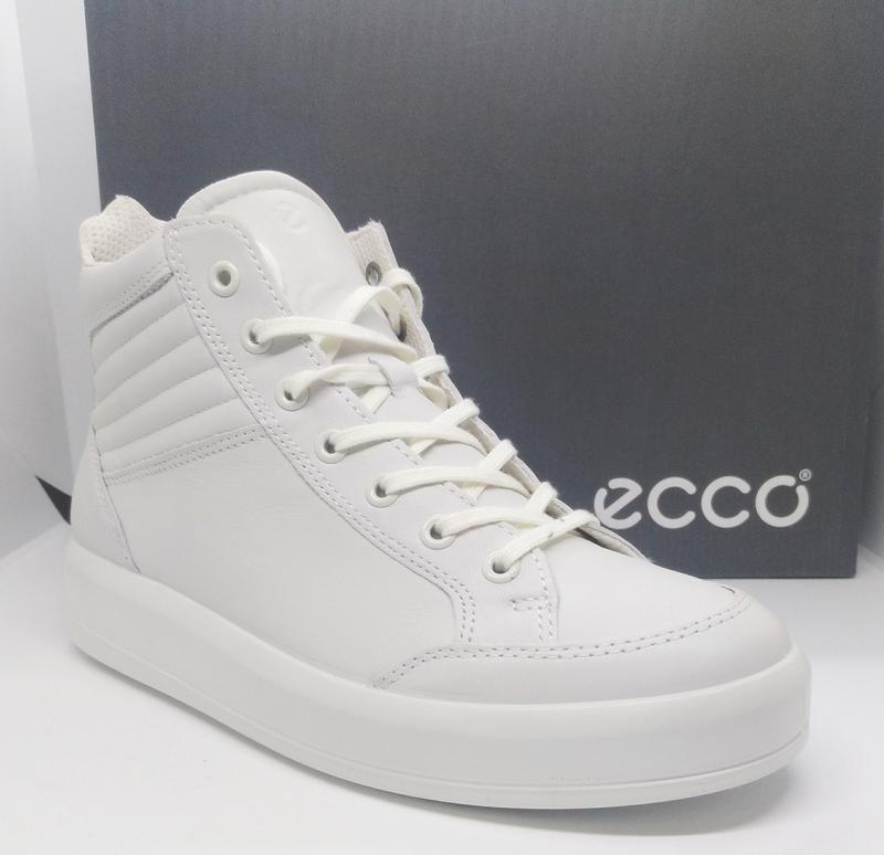 Кожаные ботинки хайтопы кеды ecco soft 9 оригинал — цена 3450 грн в ...