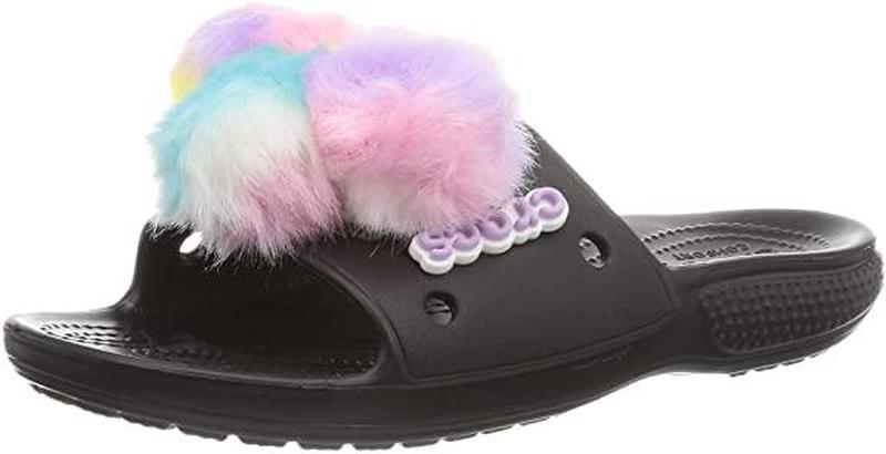 Жіночі крокси classic crocs fur sure slide — ціна 979 грн у каталозі ...