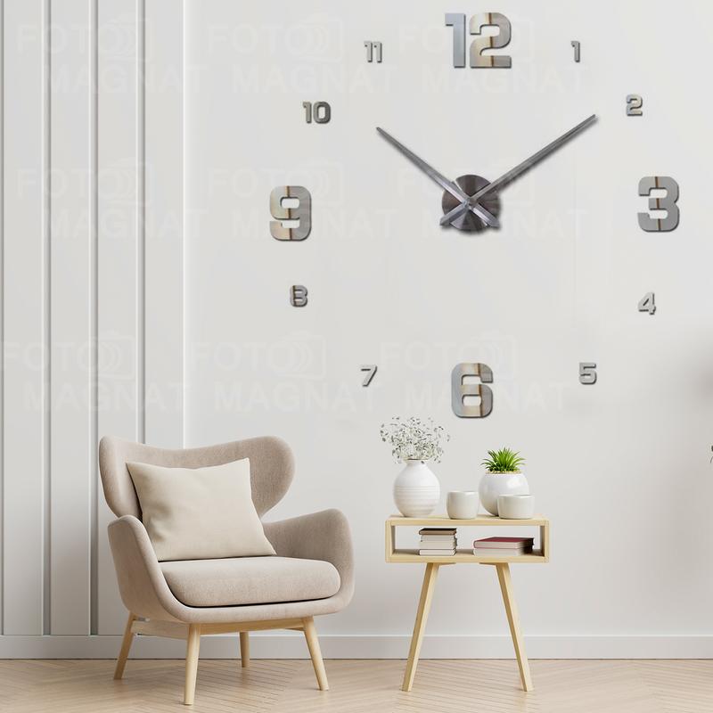 Великий настінний 3д годинник Diy Clock з цифрами 3d годинник на стіну — ціна 609 грн у