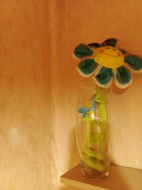 Ваза скло з квітками — ціна 200 грн у каталозі Вази Купити товари для дому та побуту за