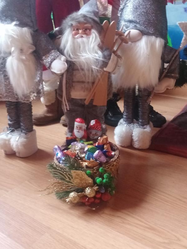 Новорічна корзина кашпо — ціна 250 грн у каталозі Кашпо Купити товари для дому та побуту за