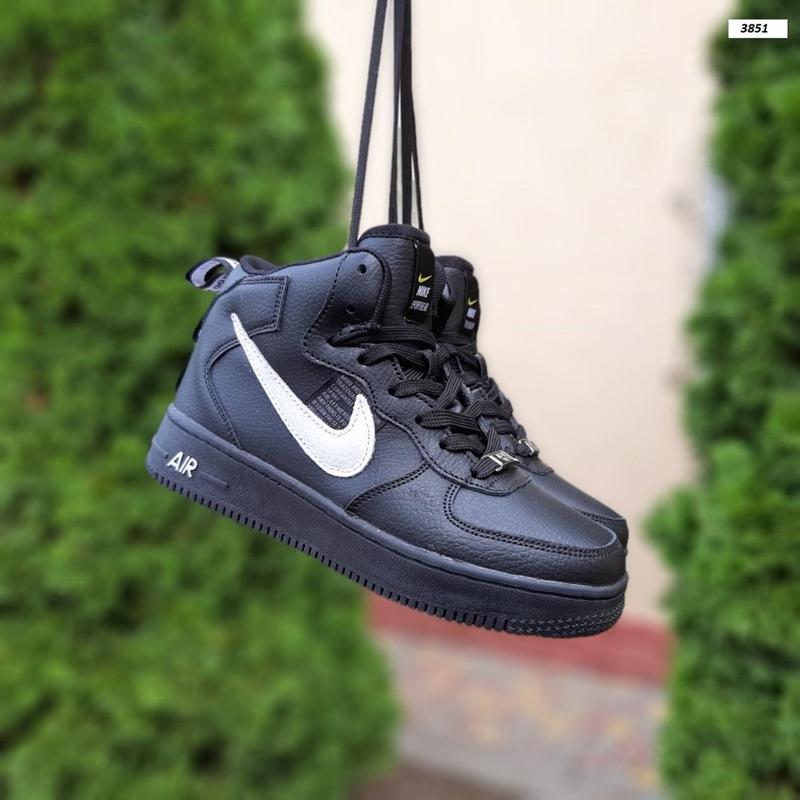 Зимние кроссовки nike air force женские кожаные, аир форс кроссовки ...