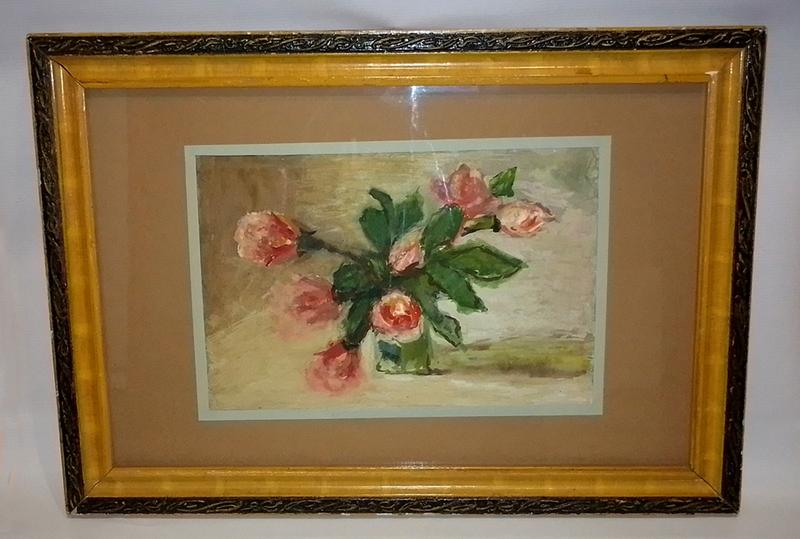 Старий натюрморт троянди — ціна 1500 грн у каталозі Картини Купити товари для дому та побуту