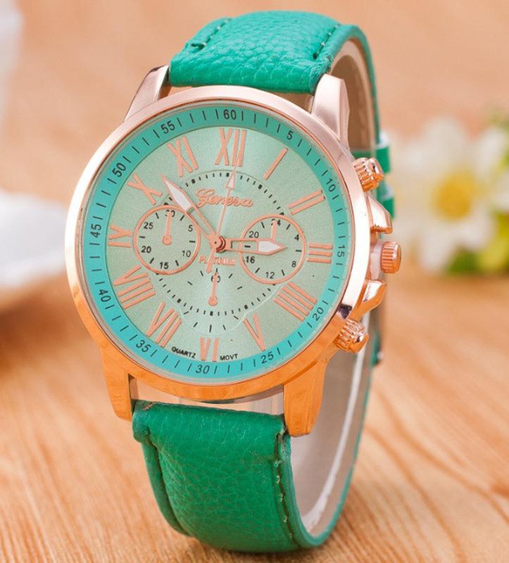 Часы женева geneva римские цифры мята — цена 115 грн в каталоге Часы ...