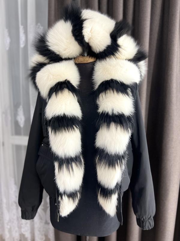 Парка с натуральным мехом енота — цена 4000 грн в каталоге Парки Купить женские вещи по