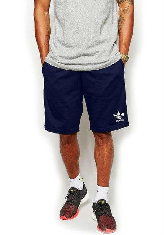 Летние мужские спортивные шорты адидас, шорты adidas трикотажные, s ...