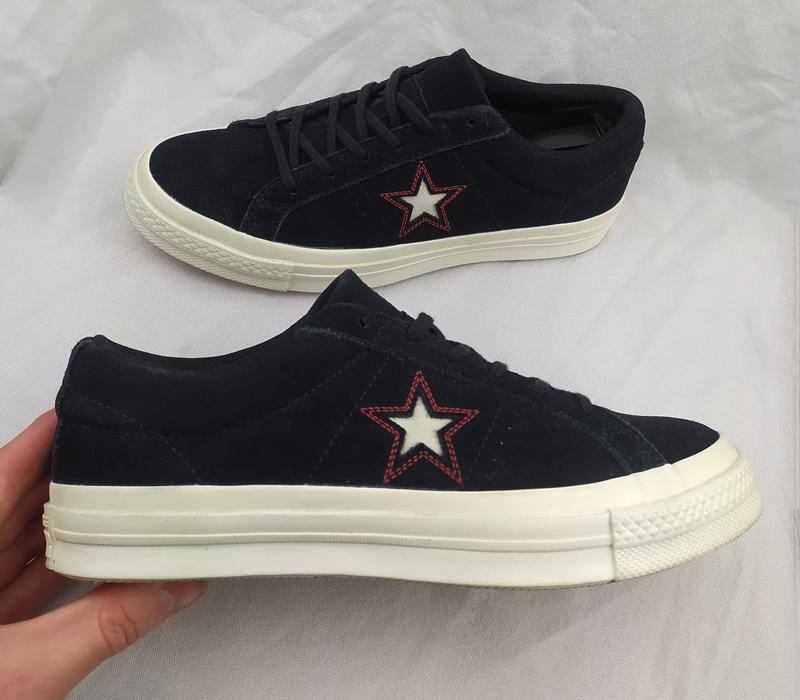 Стильні замшеві кросівки кеди converse one star chuck taylor jack ...