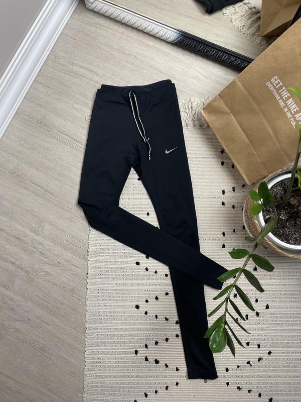 Nike dri fit лосины найк женские леггинсы черные оригинал — цена 550 ...