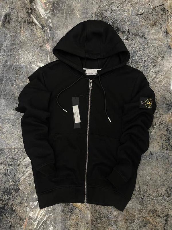 Мужской костюм stone island чёрный / брендовый мужской костюм стон ...