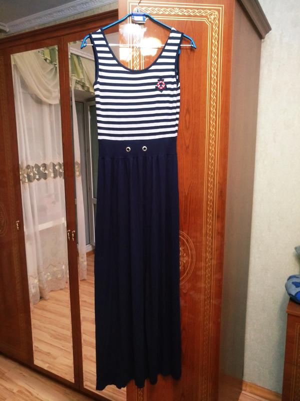 Длинный стильный сарафан платье в пол, m-l xl — ціна 309 грн у каталозі ...
