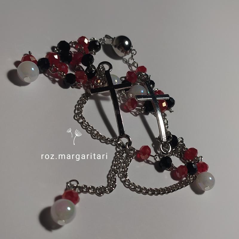 Готическое колье в стиле Grunge — цена 220 грн в каталоге Колье и ожерелья Купить аксессуары по