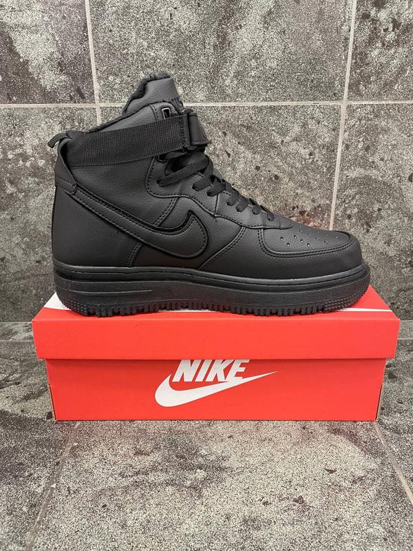 Мужские высокие кожаные кроссовки с мехом nike air force 1 gore tex ...