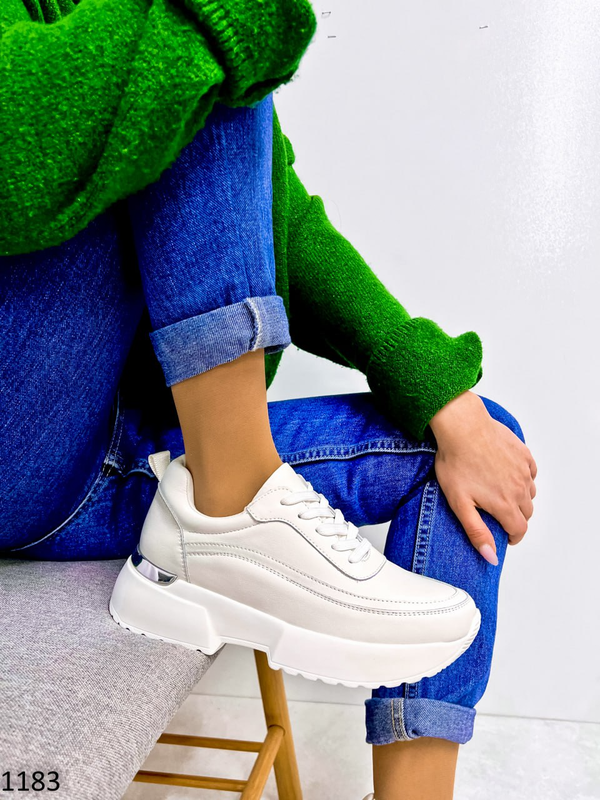 Кроссовки кожаные — цена 1199 грн в каталоге Кроссовки Купить женские вещи по доступной цене на