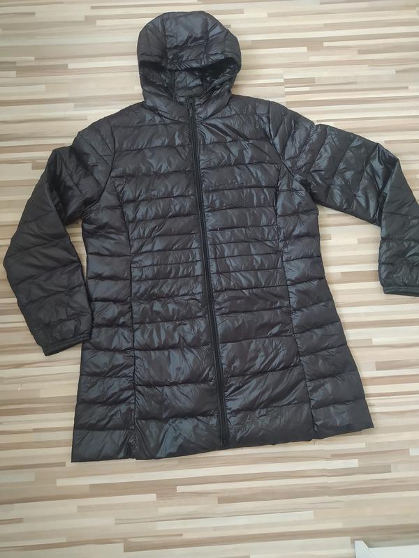 Легка демисезонна пухова подовжена куртка — ціна 700 грн у каталозі Куртки Купити жіночі речі за