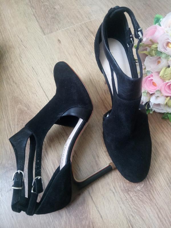 Замшеві ботильйони — ціна 690 грн у каталозі Туфлі Купити жіночі речі за доступною ціною на Шафі