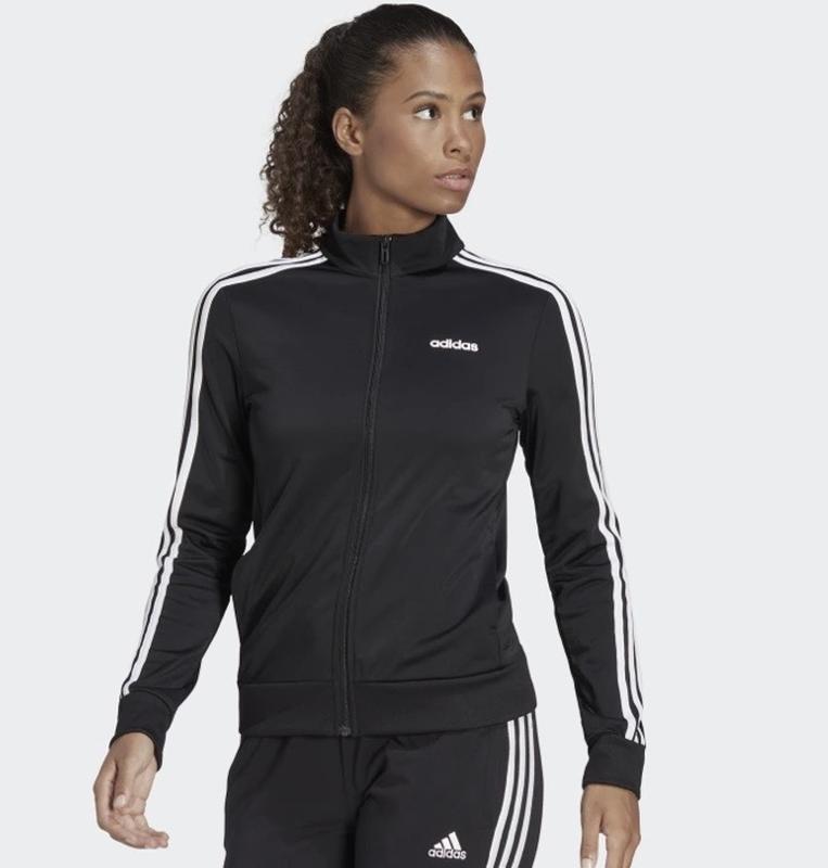 Олимпийка adidas essentials tricot track jacket black кофта — цена 875 ...