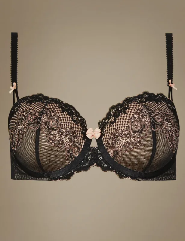 M s limited collection lace padded balcony bra 70d 7497 225 112076772