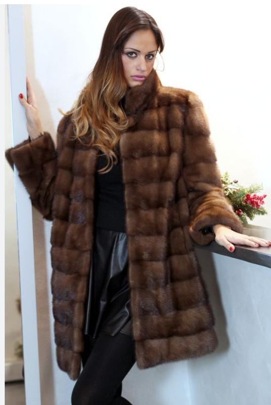 Розкішна норка поперечка трансформер — ціна 8000 грн у каталозі Шуби