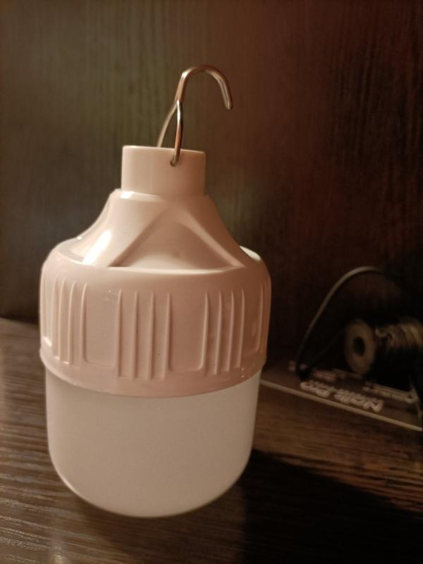 Лампа фонарь 80w с аккумулятором Usb зарядка — цена 450 грн в каталоге Светильники Купить товары