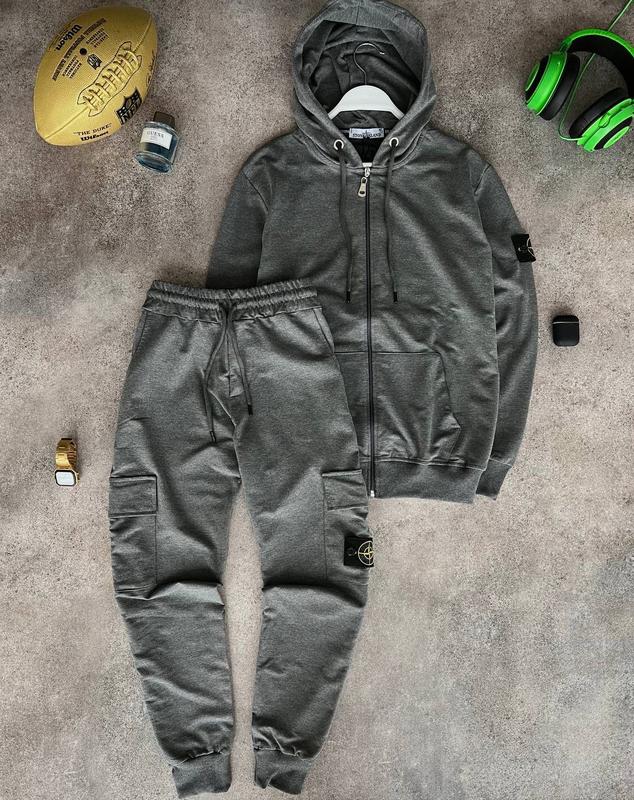 Костюм stone island / штани стон айленд + зіп-худі стон айленд — цена ...