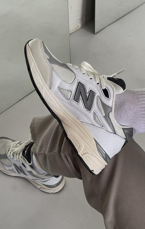Женские кроссовки new balance 990 white beige — цена 2840 грн в ...