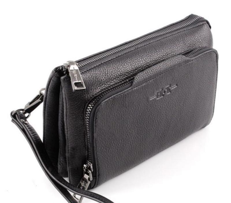 Ht leather кожаная барсетка клатч мужской барсетка из натуральной кожи ...
