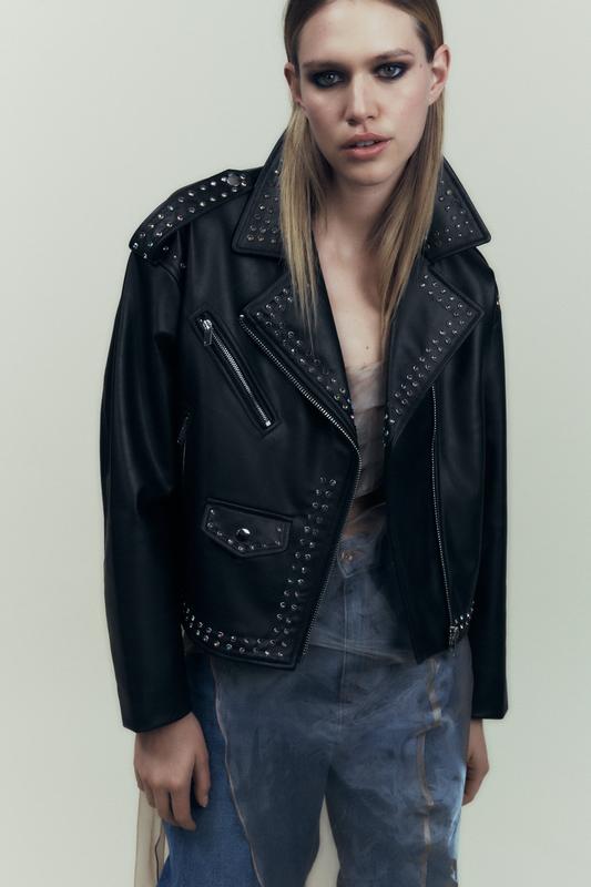 Куртка женская zara, цвет черный😍 мото косуха курточка зара — цена 1990 ...