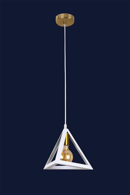 Підвіс на одну лампу в стилі Loft 756pr220f 1 Brz Wh — ціна 604 грн у каталозі Люстри Купити