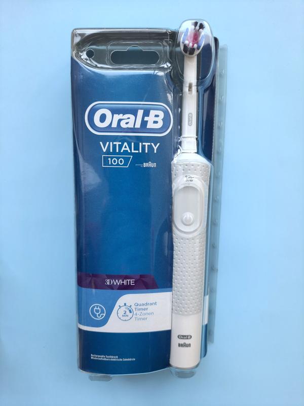 Oral-b/braun vitality 100! 3d white! электрическая зубная щетка ...