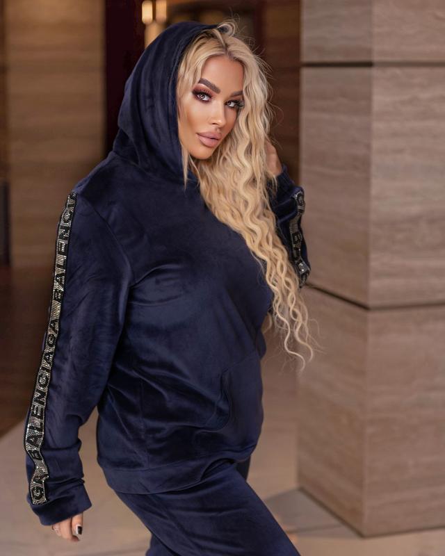 Женский костюм велюр — цена 880 грн в каталоге Брючные костюмы Купить женские вещи по доступной