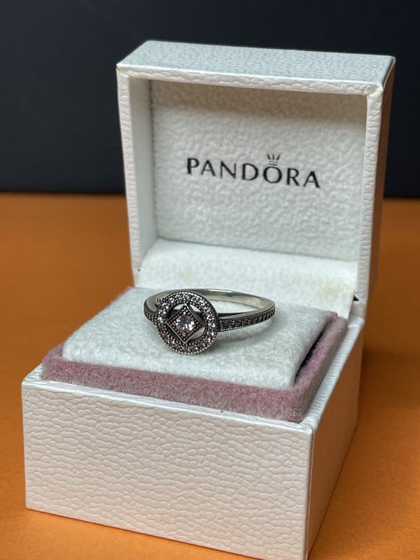 Серебряное кольцо пандора винтажное с ромбом камни камешки серебро ...